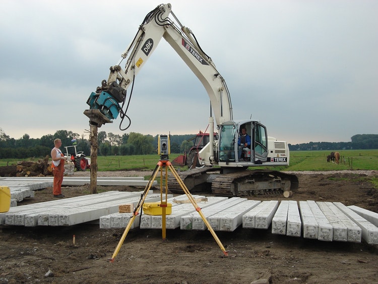 Project: Uitzetten heipalen - Prismatic geodesie B.V.